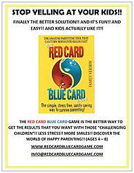 Multi-Testing Mommy: Red Card Blue Card Discipline Game Giveaway - I ...