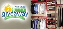 John Louis Home Closet Organizer Sweepstakes - I Love Giveaways
