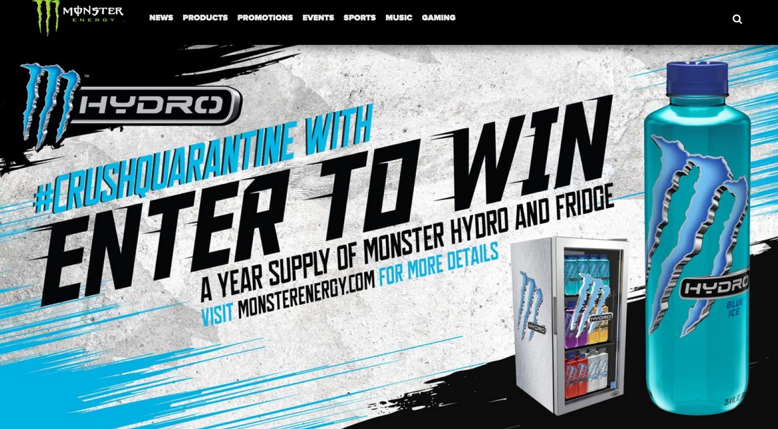 Monster Energy #CrushQuarantine with Monster Hydro Sweepstakes - I Love ...