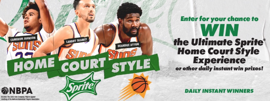 Sprite Home Court Instant Win Game and Sweepstakes - I Love Giveaways