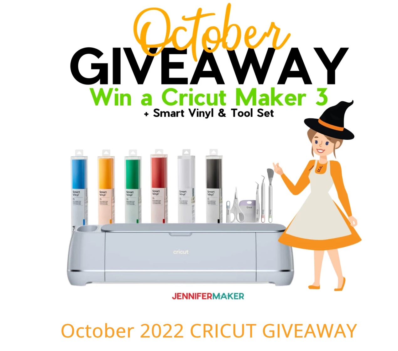 October 2022 CRICUT Giveaway - I Love Giveaways