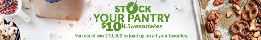 Food Network Stock Your Pantry Sweepstakes - I Love Giveaways