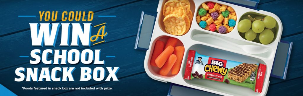Quaker Back to School Instant Win Game - I Love Giveaways