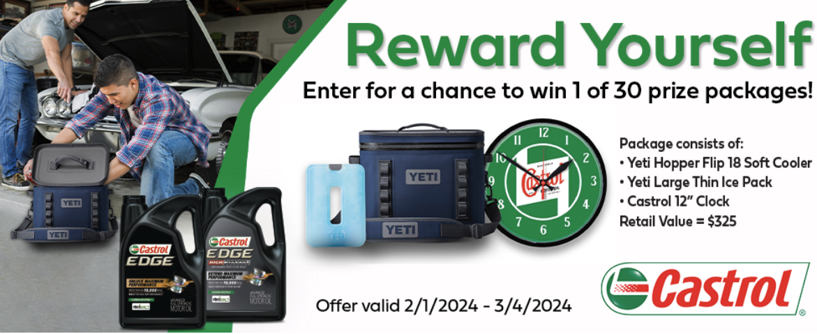 Castrol Reward Yourself at AutoZone Prize Pack Sweepstakes - I Love ...