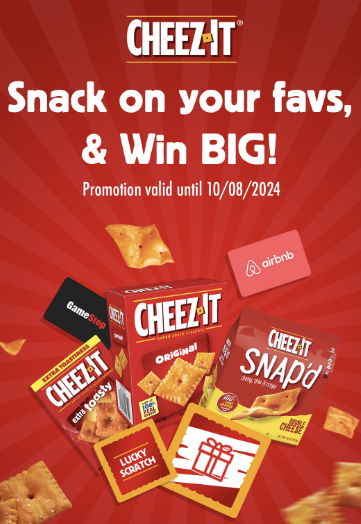 The Cheez-It Rewards Scratch-Off Game Sweepstakes - I Love Giveaways