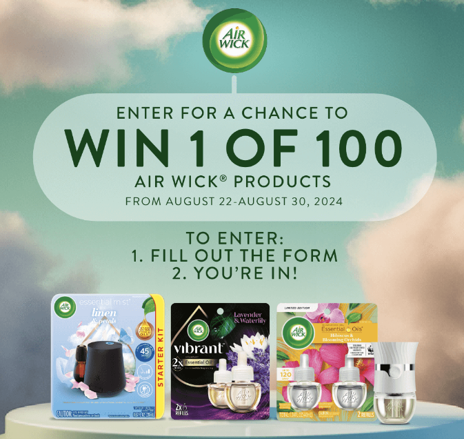 Air Wick Products Giveaway - I Love Giveaways